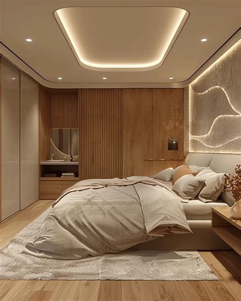 أسقف جبس بورد غرف نوم شباب False Ceiling Design Modern Cupboard