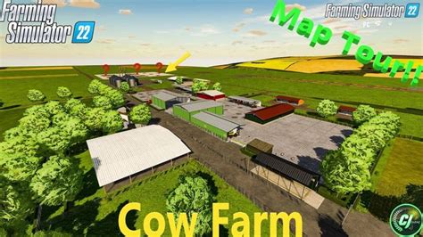cow farm map v1 0 0 5 for fs22 map mod by abt franky