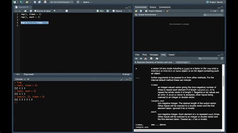 r tutorial episode 3 repeat rep function in r youtube