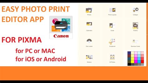 Canon Easy Photo Print Editor For PIXMA YouTube