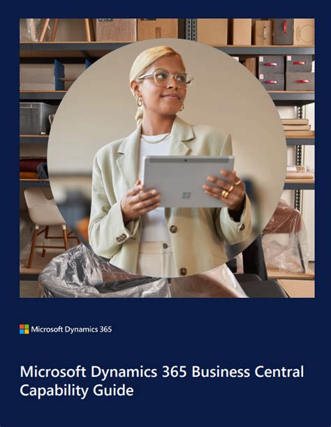 Updated Microsoft Dynamics 365 Business Central Capability Guide - ERP Software Blog