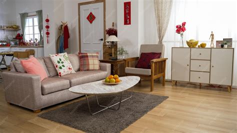 Premium Photo Interior Of A Cozy Bright Home Interior With Chinese