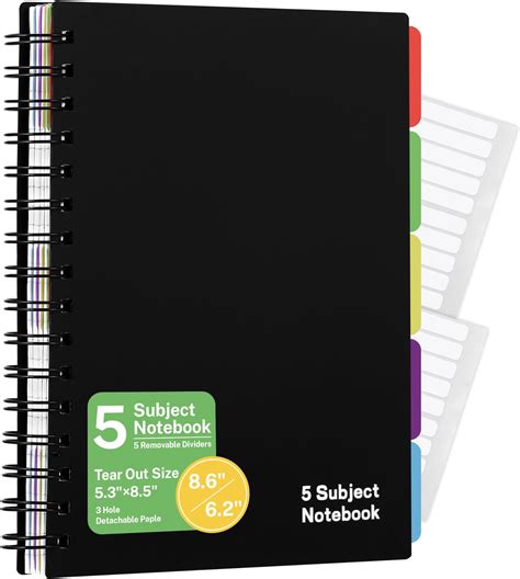 Five Star Advance Spiral Notebook 5 Subject College Ruled At Keith Flores Blog
