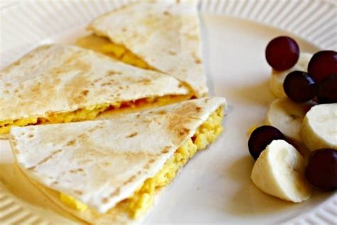 Breakfast Quesadillas A New Take On Scrambled Eggs Toast All Things Mamma