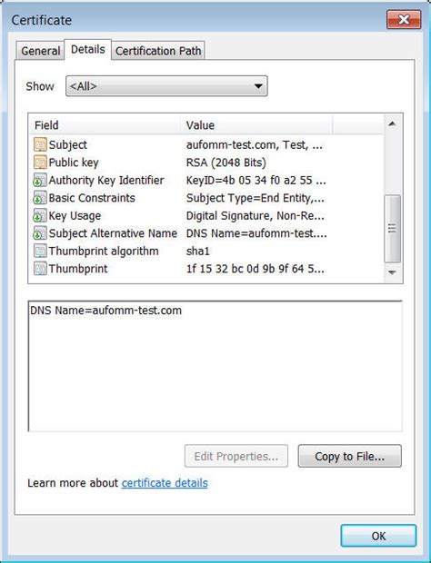 How To Add Sans To A Self Signed Certificate For Iis Fomms Blog