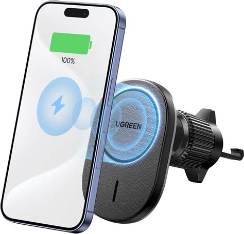 Auckly 15W Chargeur Support Voiture Magsafe Support Telephone Voiture