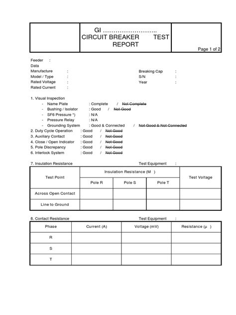 Cb Test Report Pdf Insulator Electricity Relay