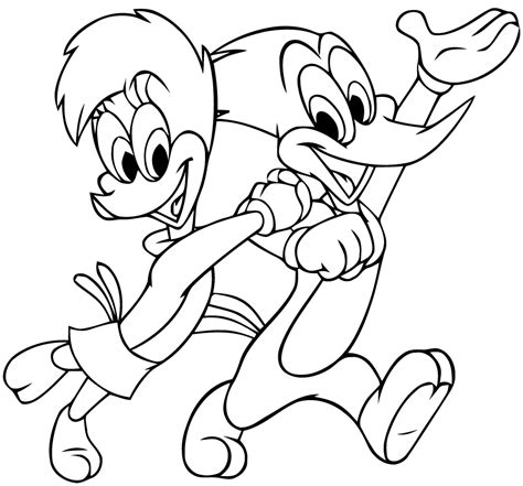 Dibujos Para Colorear Woody Woodpecker Dibujos Animados Dibujos
