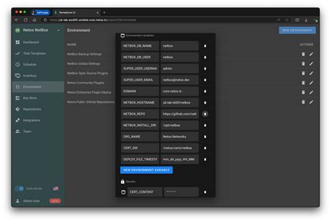 Install Netbox Support