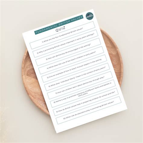 Fundamental British Values Quiz Powerfulpractitioner
