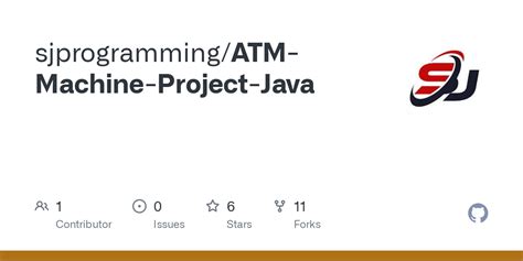 Atm Machine Project Javamainclassclass At Master · Sjprogrammingatm Machine Project Java · Github
