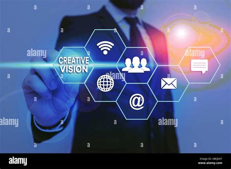 Word Writing Text Creative Vision Business Photo Showcasing Process Of Purposefully Generating