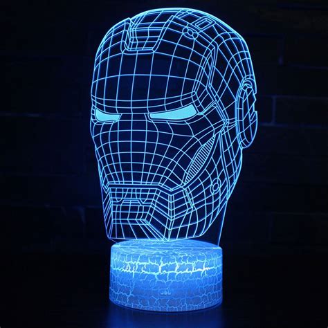 Lampe D Casque D Iron Man