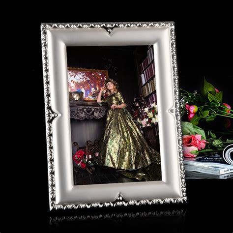 Luxury Silver Plated Metal Photo Frame Picture Fra Grandado