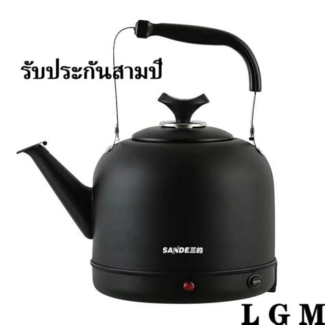 กาต้มน้ำไฟฟ้า 304 สแตนเลสปิดอัตโนมัติกาต้มน้ำในครัวเรือนกาต้มน้ำ 4l