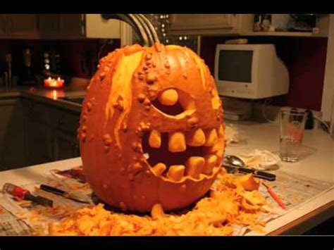 The Pumpkin Time Lapse Carving YouTube