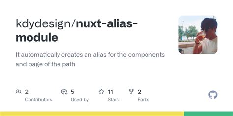 github kdydesign nuxt alias module it automatically creates an alias