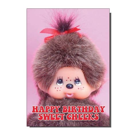 Happy Birthday Sweet Cheeks Greetings Card Bite Your Granny