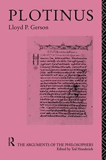 Plotinus Arguments Of The Philosophers 9780415174091 Booksrun