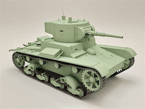Soviet Tank T26 3d Model By I1san Ivansan96 [011cd3a] 42 Off