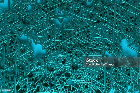 추상적 인 Cgi 기하학 삼각형의 무리 상단에서 별 보기 그래픽 디자인에 대 한 배경 화면 3d 렌더링 0명에 대한 스톡 사진 및 기타 이미지 Istock