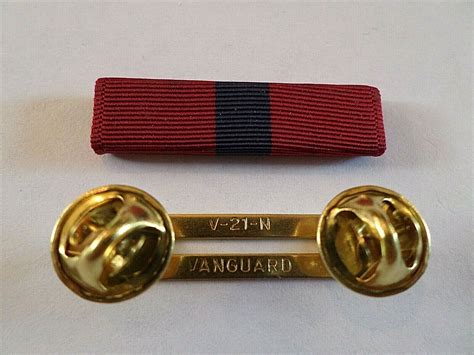 Marine Corps Good Conduct Ribbon With Brass Ribbon Holder Us Military