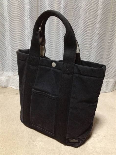 Porter ポーター キャンバス トートバッグ 黒 ブラック 吉田鞄 日本製 帆布地 ハンドバッグの落札情報詳細 Yahoo