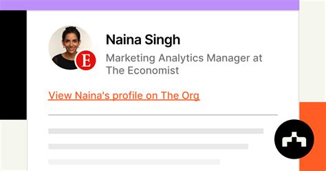 naina singh marketing analytics manager at the economist the org