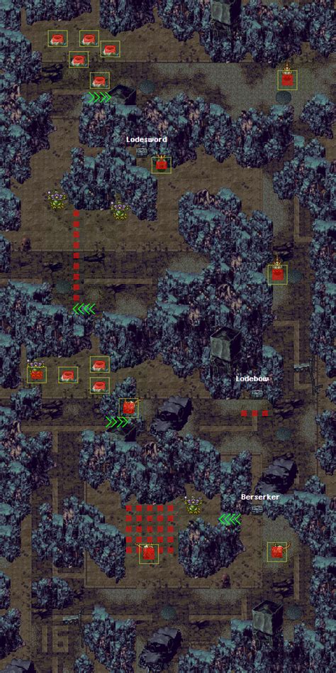 Chrono Trigger Reptite Lair Map
