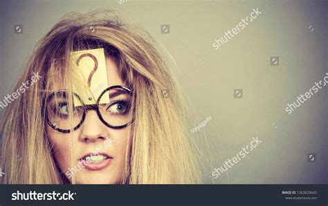 Mental Effort Finding Problem Solution Face Stock Photo 1263029665