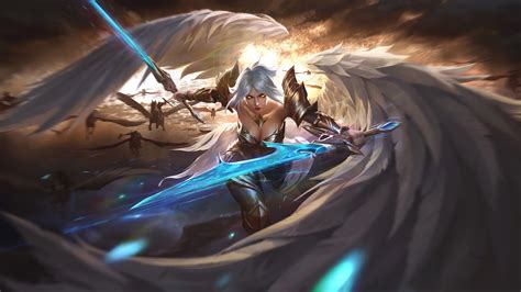 Kayle LoL Art 4K 3271i Wallpaper PC Desktop