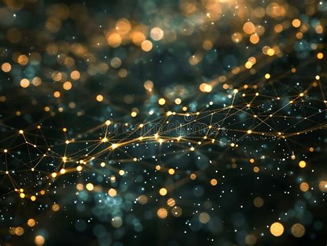 Data Streams Intertwining Abstract Background Futuristic Technology Concept Stock Illustration