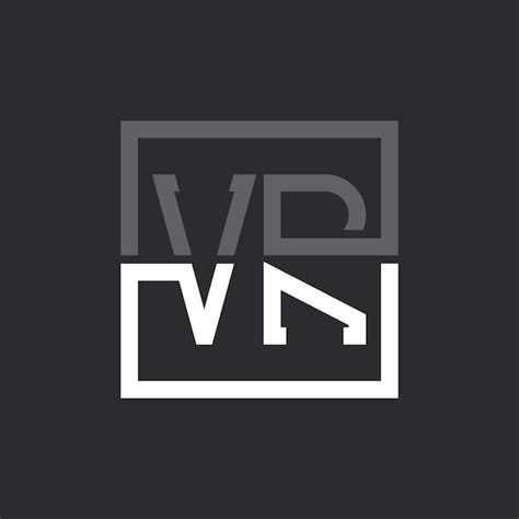 Premium Vector Creative Modern Minimalist Vr Letter Logo Design
