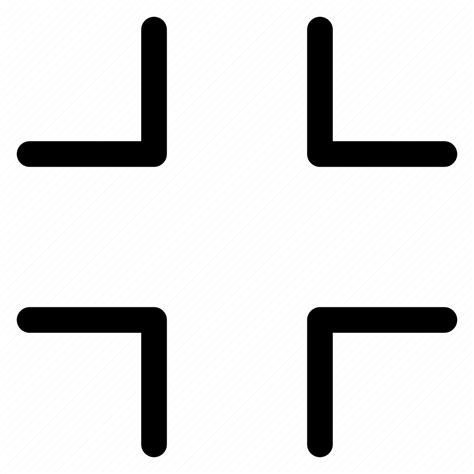 Exit Fullscreen Minimize Navigation Icon Download On Iconfinder