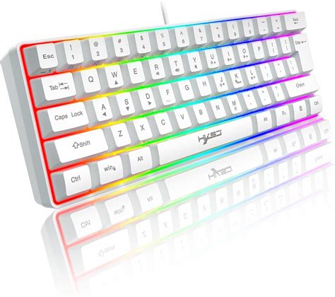 Bedraad RGB Gamingtoetsenbord Toetsen Draagbaar Mini Compact Toetsenbord Met Chroma