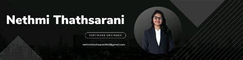 Nethmi Thathsarani Undergraduate Computer Science Linkedin