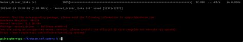 Unable To Install Arducam Depth Sensor Dependencies On Raspberry Pi 4b