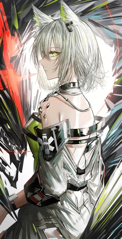 Kal Tsit And Mon Tr Arknights Drawn By Akqne Danbooru