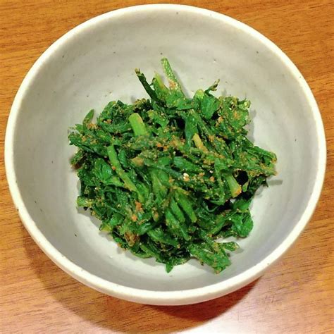 自然本来の甘みが美味！春菊のきなこ和え By ともよ14 【クックパッド】 簡単おいしいみんなのレシピが395万品