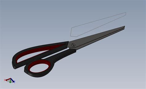 剪刀 Solidworks 2012 模型图纸下载 懒石网