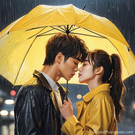 Passionate Couple K Drama Scene Stable Diffusion Online