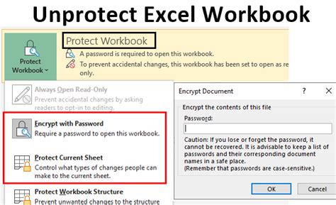 unprotect excel workbook tips to unprotect an excel workbook