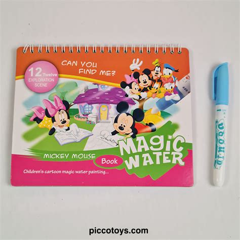 خرید کتاب جادویی رنگ آمیزی با آب طرح میکی موس پیکوتویز