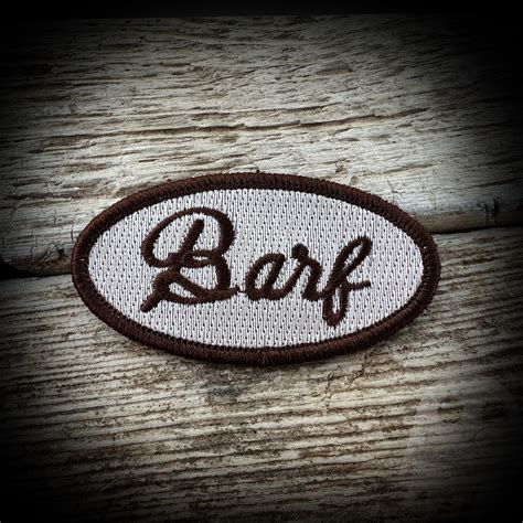 Spaceballs Barf Name Patch Ghost Patch