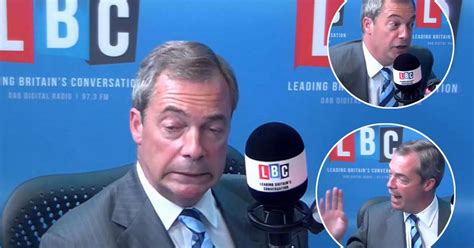 Ukip Leader Nigel Farage In Lbc Radio Gaffe Listen To Moment Spin