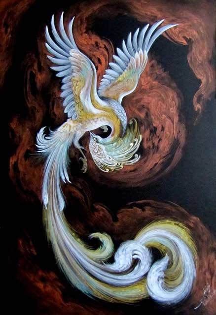 پرنیان نقش Parniane Naghsh Phoenix Art Phoenix Artwork Persian Art