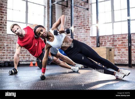 Dumbbell Row Hi Res Stock Photography And Images Alamy