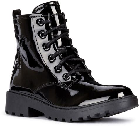 Geox J Casey Girl J9420g Patent Black Desde 34 95 € Compara Precios