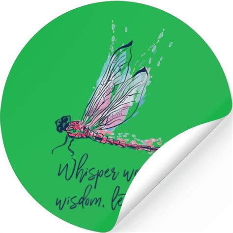 Whisper Words Of Wisdom Let It Be Dragonfly Sold By Fiddler Lindsay