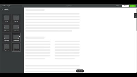 How To Create A Back To The Top Widget On Elfsight Youtube